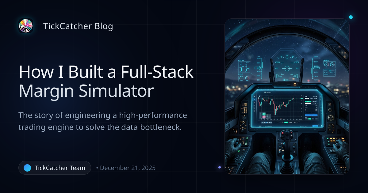 How I Built a Full-Stack Margin Simulator - TickCatcher Blog